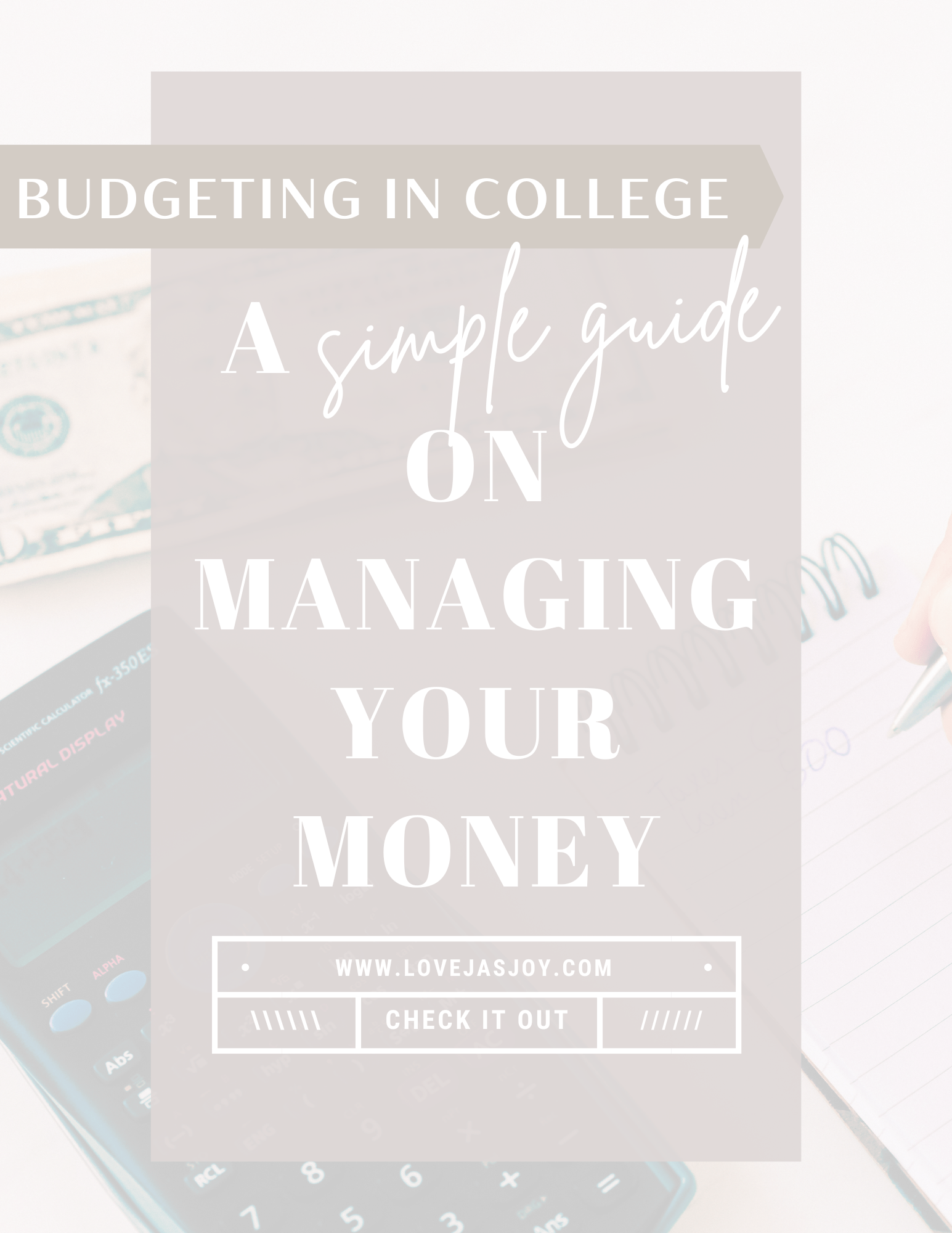 Budgeting in College: Simple Guide on Managing Your Money As A Young ...