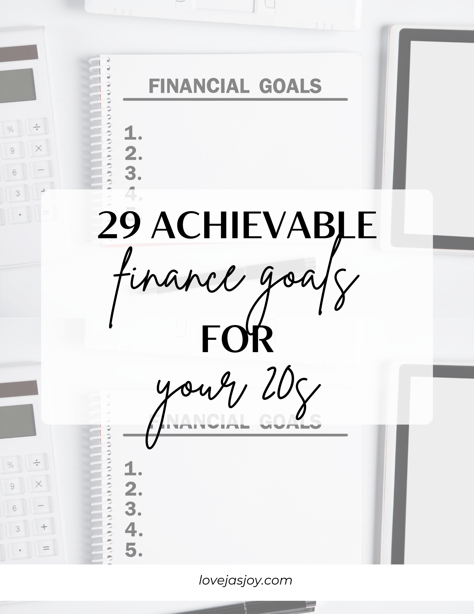 29 Achievable Finance Goals For Your 20s Love Jas Joy